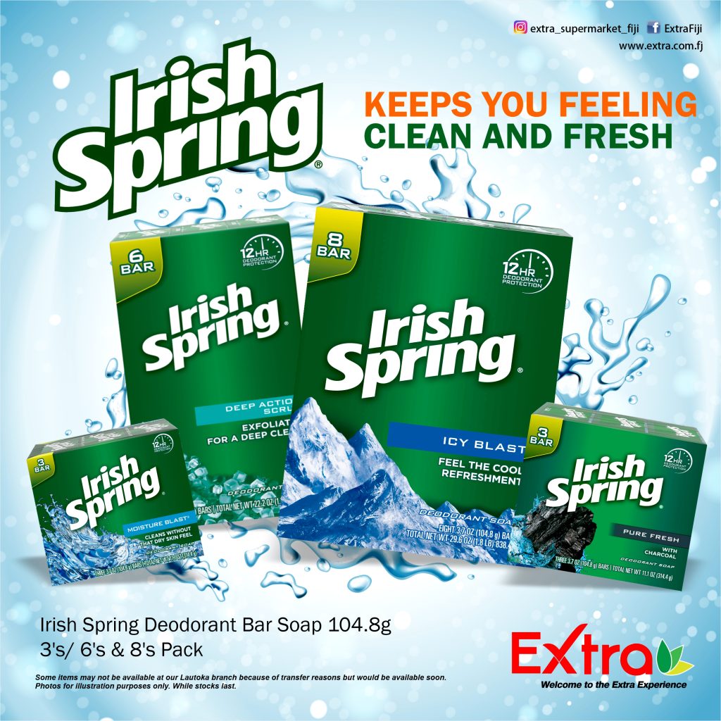Irish Spring Deodorant Bar Soap - Extra Supermarket