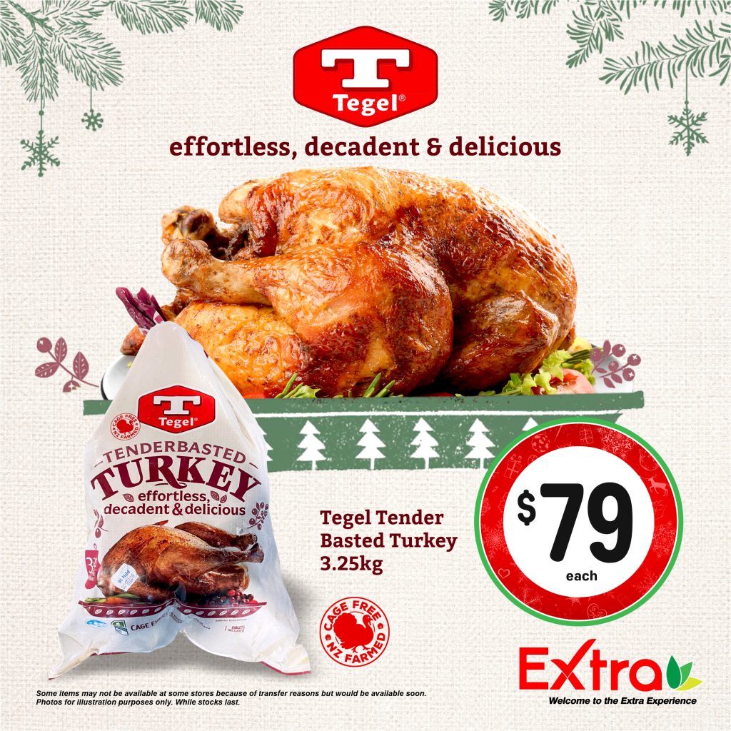 Tegel Tender Basted Turkey 3.25kg - Extra Supermarket