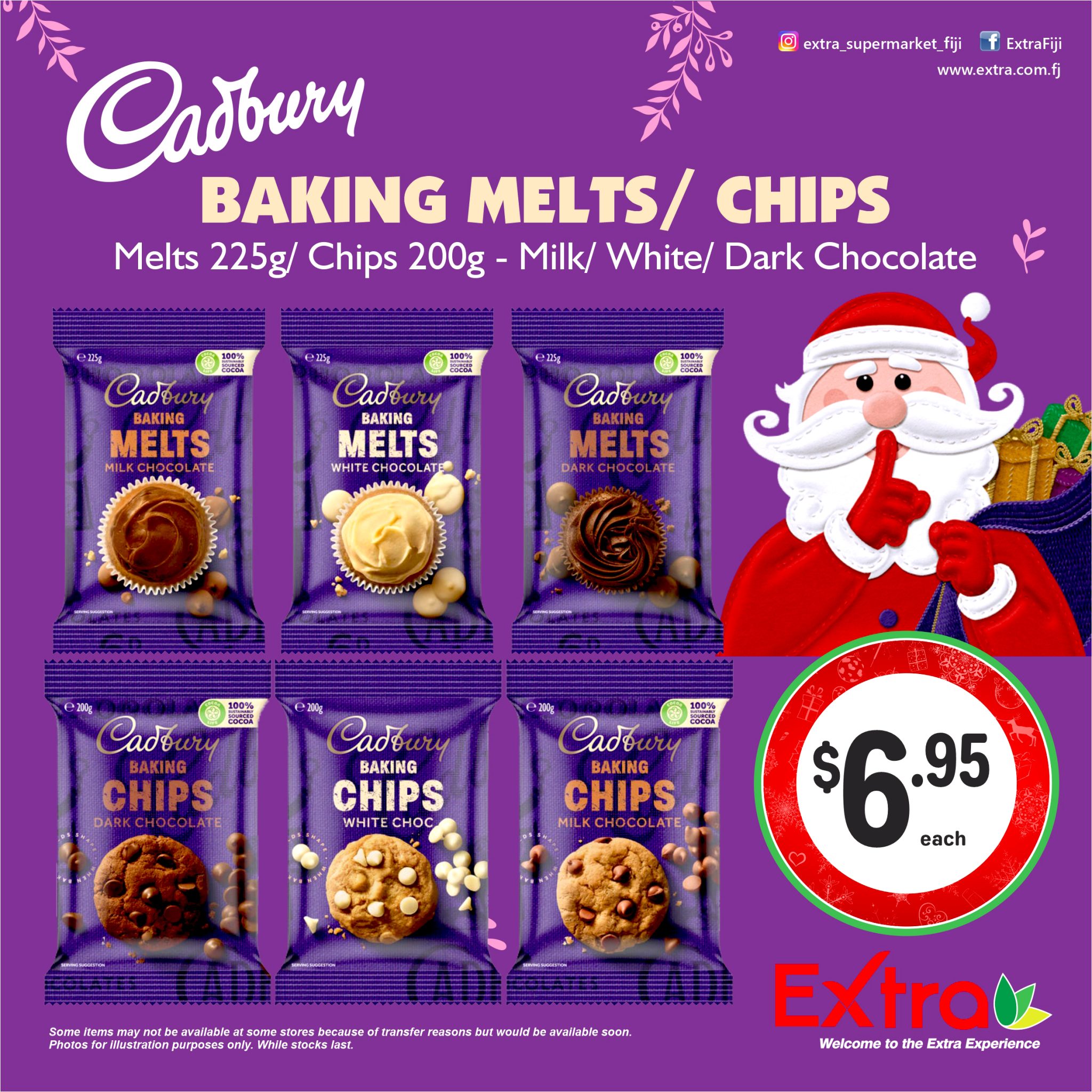 Cadbury Baking Chips and Melts - Extra Supermarket
