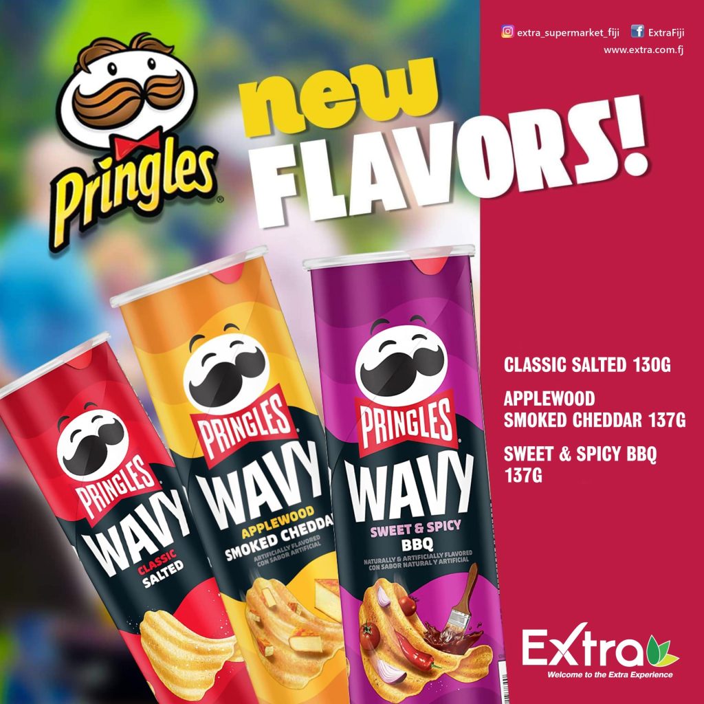 Pringles Wavy Potato Crisps - Extra Supermarket