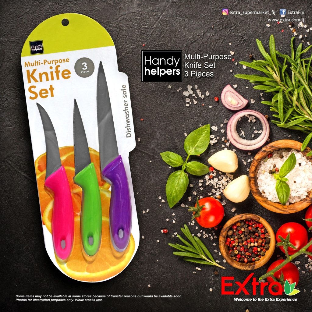 Handy Helpers Multipurpose Knife Set 3s - Extra Supermarket